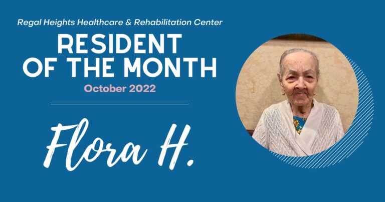 Congratulations to our October Resident of the Month! - Regal Heights ...